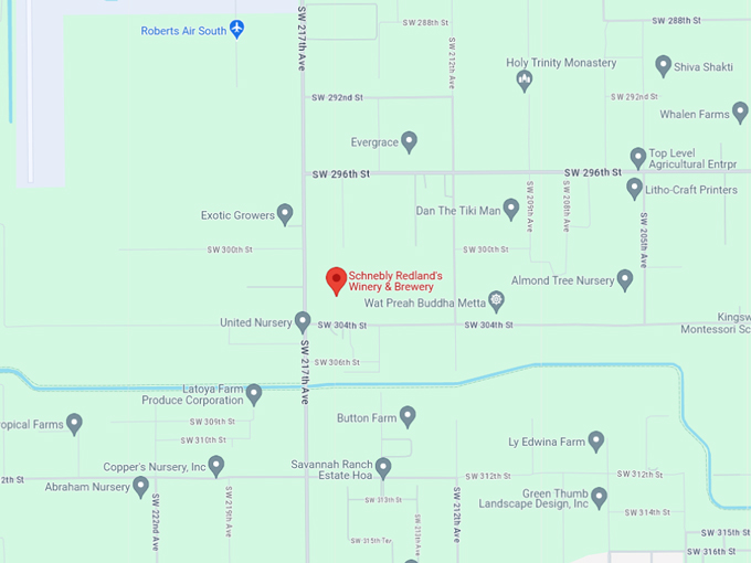 schnebly redlands winery brewery 10 map
