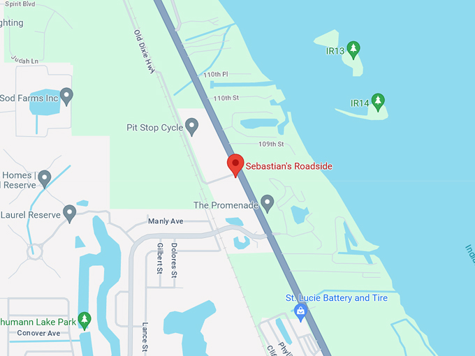 sebastians roadside restaurant 10 map