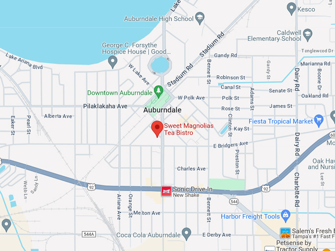 sweet magnolias tea bistro 10 map