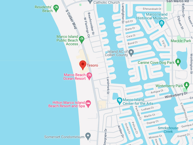 tesoro at jw marriott 10 map