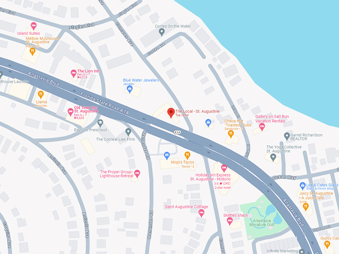the local st. augustine map