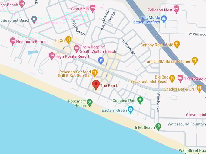 the pearl hotel 10 map