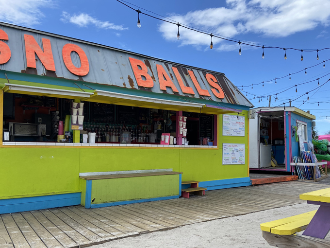 theres no better way to cool off than at tommys sno balls