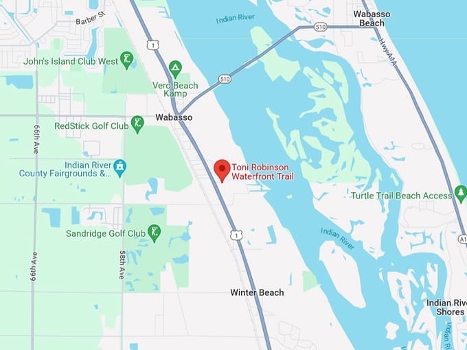 toni robinson waterfront trail 10 map