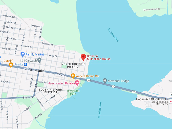 bronson mulholland house 10 map