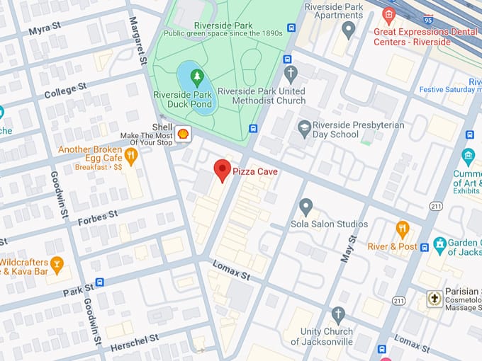 florida pizza cave map