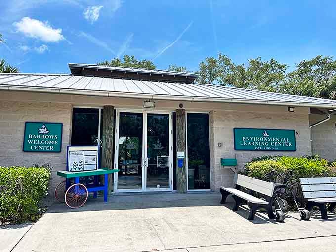 The unassuming entrance hides one of Florida's best-kept secrets, where learning about nature doesn't require a textbook or uncomfortable desk.