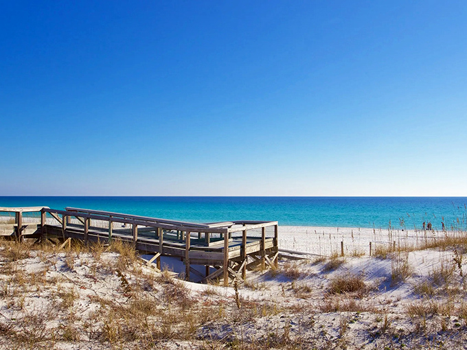Henderson Beach State Park: Where the sand is whiter than a dentist's business card and the water more inviting than an open bar.