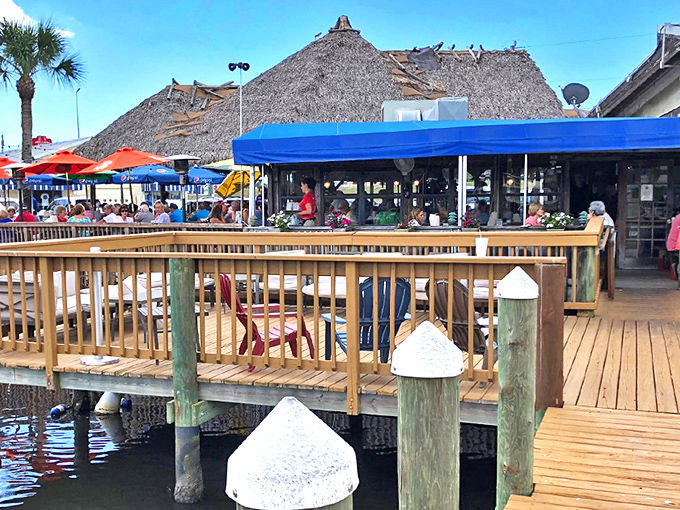 Phillippi Creek Oyster Bar welcomes seafood lovers &ndash; a Florida landmark that promises fresh catches and waterfront dining.