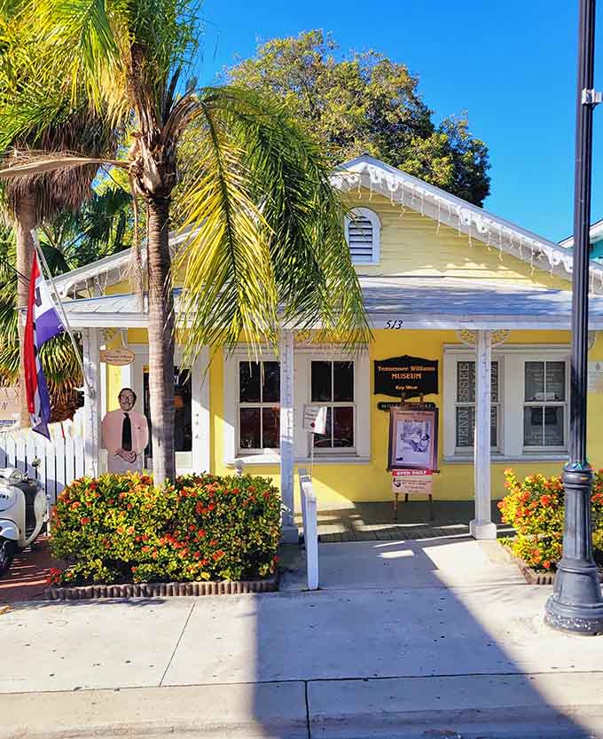 That cheerful yellow cottage with the white gingerbread trim isn't just adorable, it's your gateway to understanding one of America's greatest playwrights in his favorite tropical hideaway.