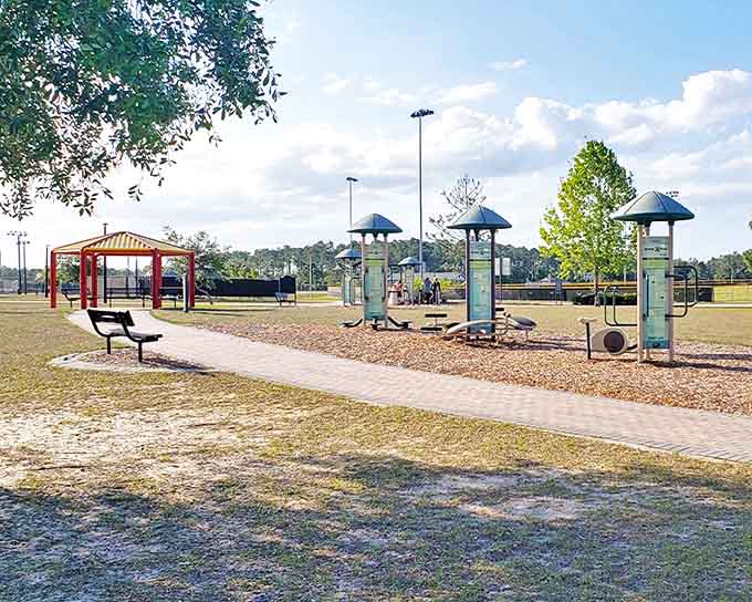 Welcome to 115 acres of pure Florida outdoor bliss, where sports fields, playgrounds, and nature trails create the perfect recipe for family fun.