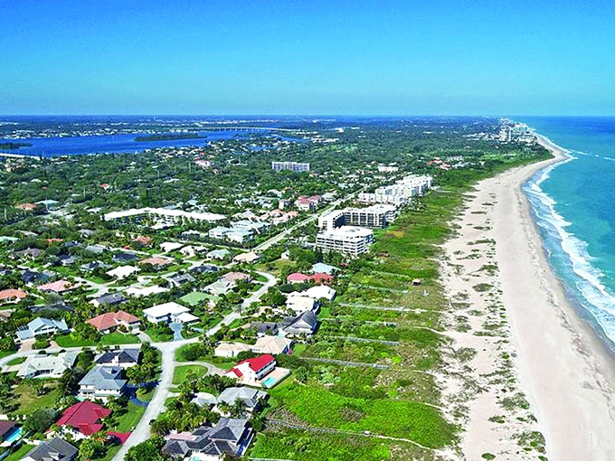 Vero Beach's stunning coastline stretches for miles, offering a perfect balance of developed areas and natural beauty that's increasingly rare in Florida.
