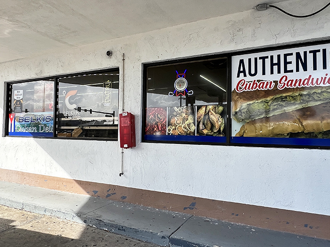 The unassuming exterior of Belki's Cuban Deli hides culinary treasures that have locals forming lines before the doors even open.