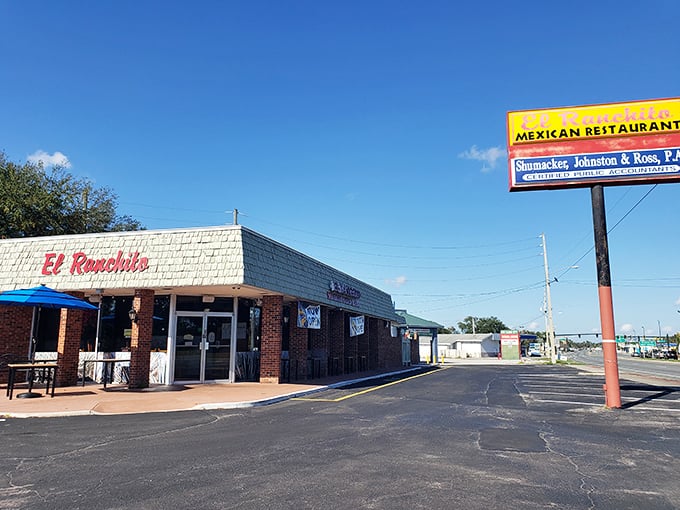 El Ranchito's unassuming exterior hides a world of flavor fusion &ndash; like finding a culinary treasure map in plain sight.