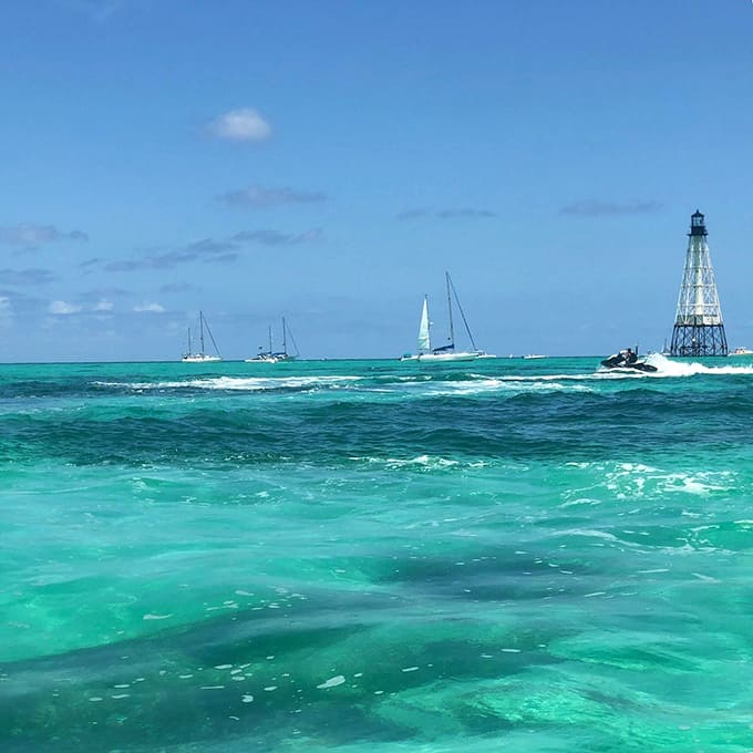 Jet skis and lighthouses make unlikely companions, but that's the Keys for you, mixing old-world charm with modern-day fun like it's no big deal.