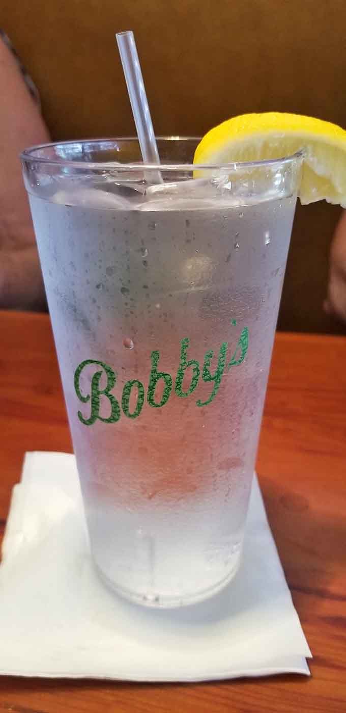 Even the beverages get the Bobby's treatment, served in proper glassware with attention to detail that extends to every aspect of dining.