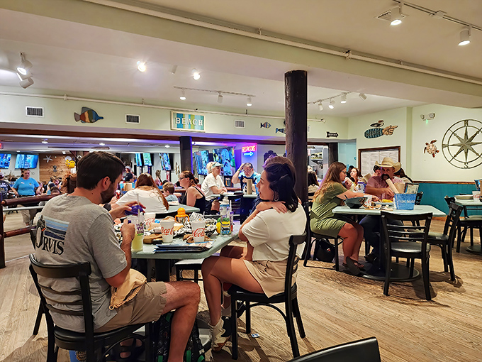 Every table tells a story at Pineapple Willy's, where families and friends gather to create memories seasoned with salt air and sunshine.