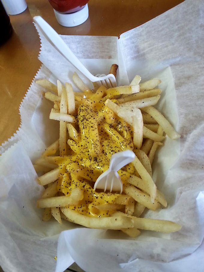 Golden, crispy french fries dusted with seasoning that enhances rather than overwhelms. The perfect sidekick to any burger adventure.