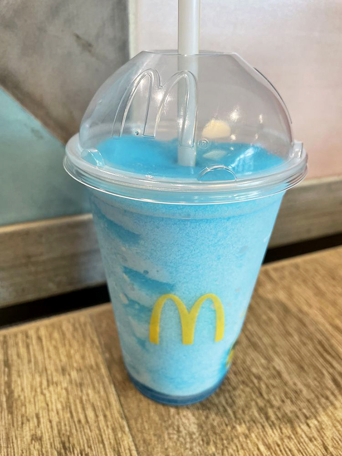 The blue raspberry Frozen Fanta &ndash; turning tongues the color of tropical oceans since who knows when.