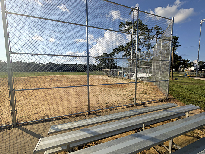Krusen Park's baseball diamond hosts everything from Little League championships to casual weekend games where community spirit outshines athletic prowess.