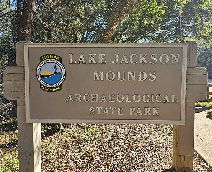 The park's official signage welcomes you to a place where Florida's ancient past meets its natural present in perfect harmony.