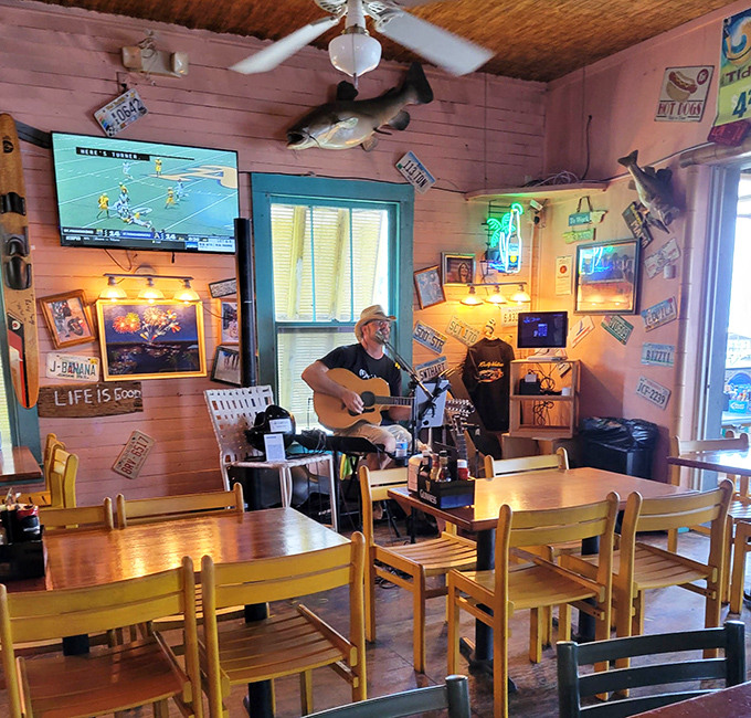 Live music fills the air as naturally as the lake breeze &ndash; no auto-tune, just authentic talent and good vibes.