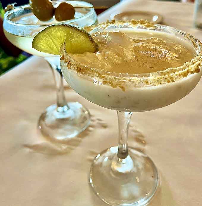 Craft cocktails that prove the bartenders here understand that mixology is an art form, not just pouring and hoping.