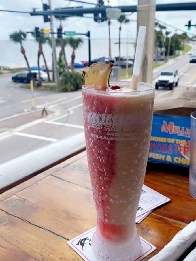 A frosty tropical vacation in glassware form, with enough rum to make you temporarily forget your email password.