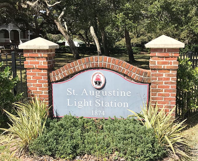 Since 1874, this sign has marked the spot where history, architecture, and really good views converge on Florida's oldest coast.