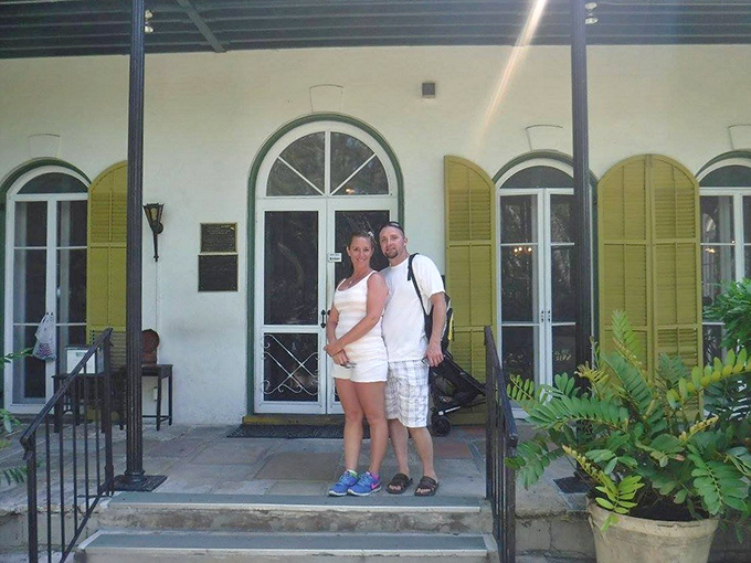 Visitors explore the grounds where Hemingway's larger-than-life personality still seems to linger in the tropical air.