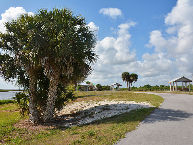 The landscape unfolds like a painting that constantly changes with the light, no museum admission required.