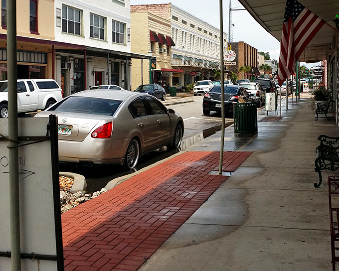 Arcadia's historic commercial buildings stand shoulder to shoulder, their brick facades and awnings creating a streetscape straight from America's collective memory.