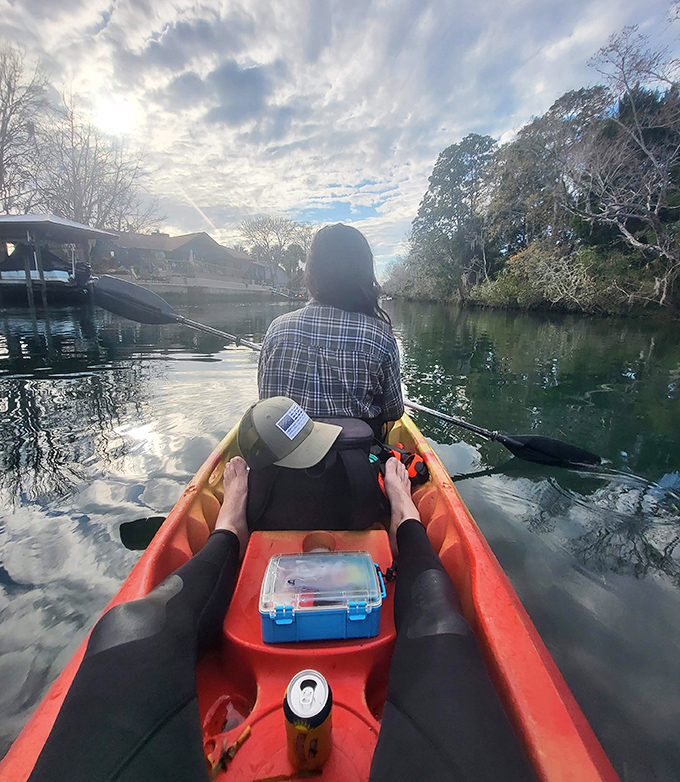 A peaceful paddling adventure awaits on waters so clear you'll question if you're actually floating on air.