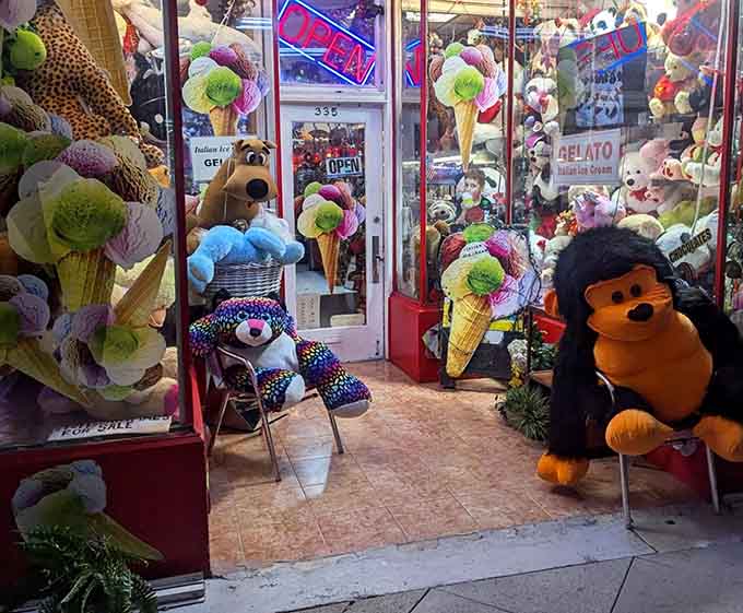 The bright, cheerful interior of Oh My Chocolates matches the joy you feel when surrounded by thousands of chocolate options.