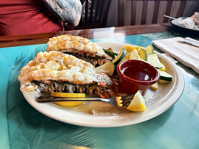 Caribbean lobster tails that make you understand why people dream of island living. Simple perfection that needs nothing but butter.