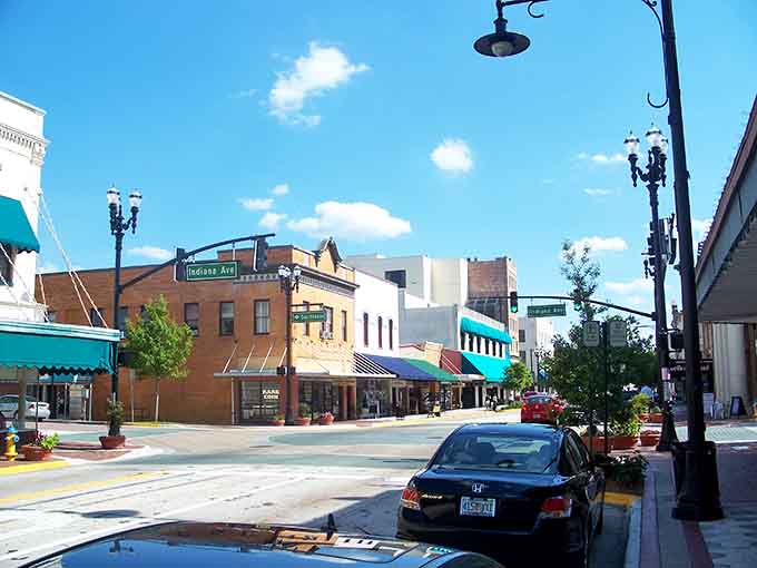 When your downtown streets look this good, you understand why some people choose charm over convenience and never regret the decision.