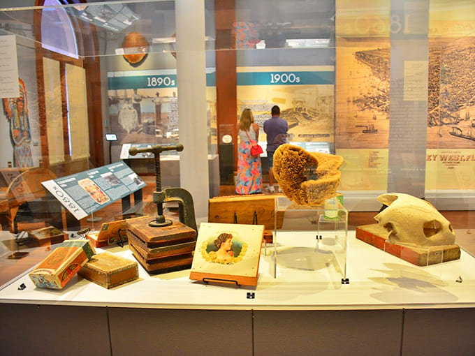 Every display case is like opening a time capsule, except these treasures are actually interesting and not just old newspapers.