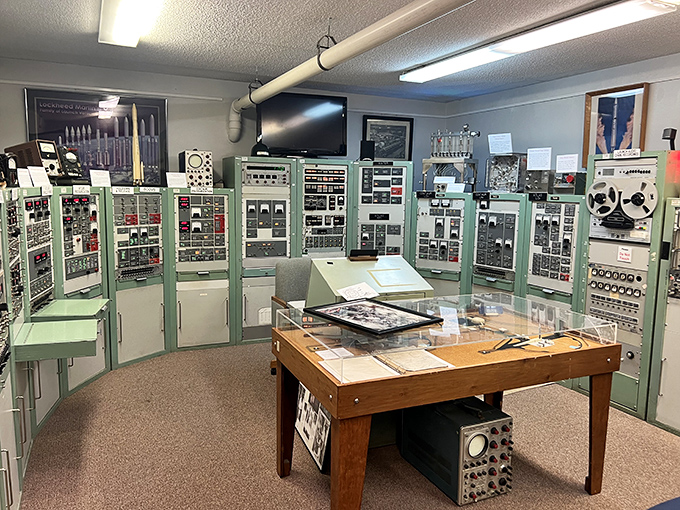 Before touchscreens and AI, these control panels with hundreds of physical switches and knobs guided humans to other worlds.