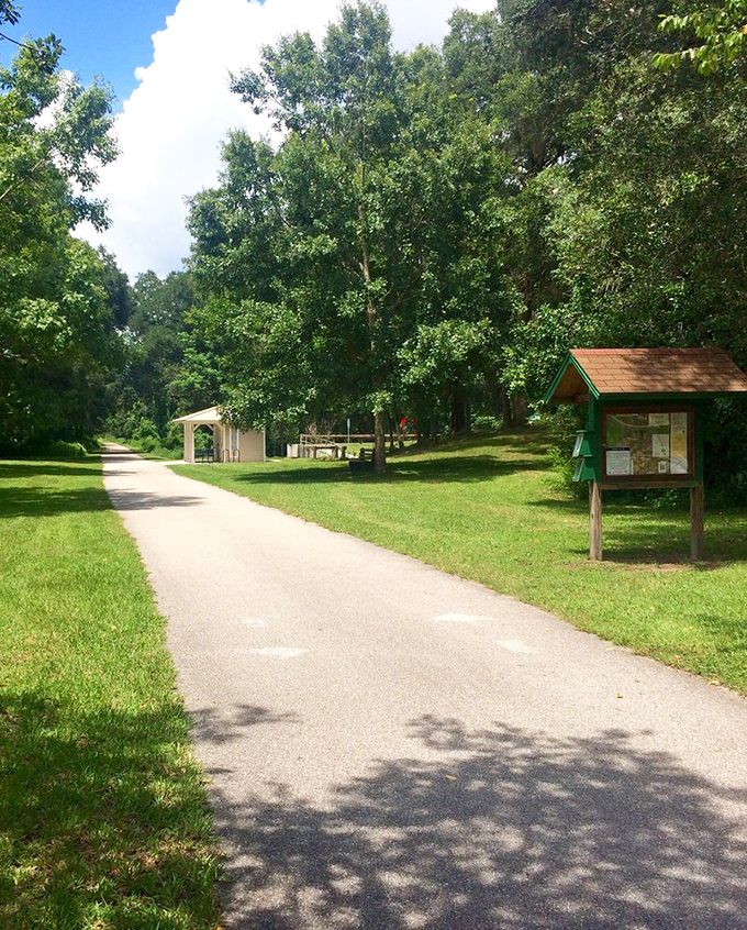 Floral City's portion of the trail offers a green embrace so complete you'll forget about your inbox overflowing with "urgent" messages back home.