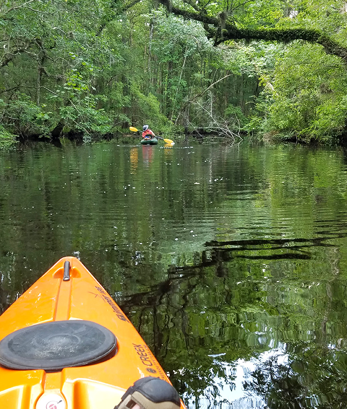 Kayaking through these emerald waterways feels like floating through a living postcard &ndash; no filter needed for these natural colors.