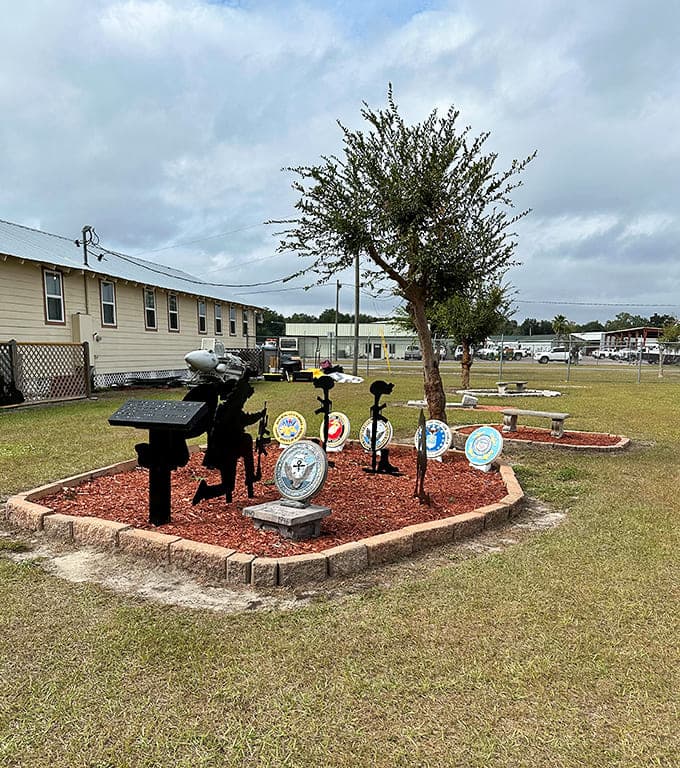 The outdoor memorial honors all branches of military service, providing a quiet space for reflection that's more moving than any Hollywood war movie ever managed.