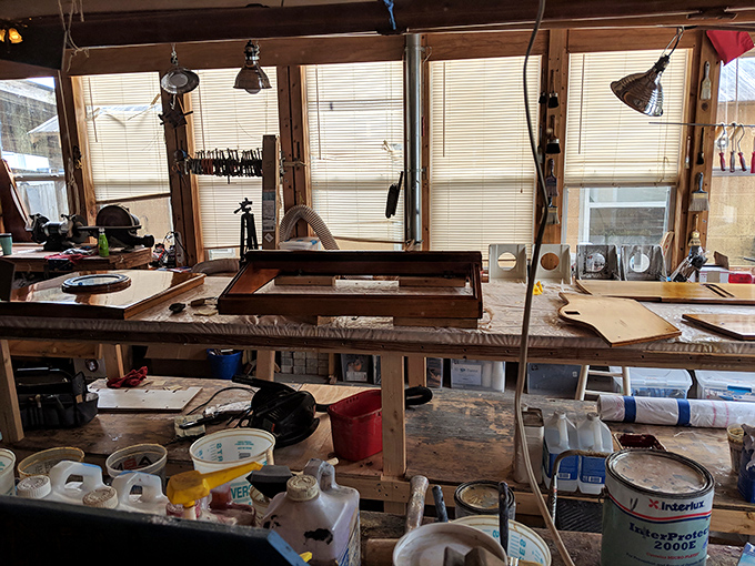 This workshop isn't just for show &ndash; it's where boats are born through a perfect marriage of traditional techniques and modern precision.