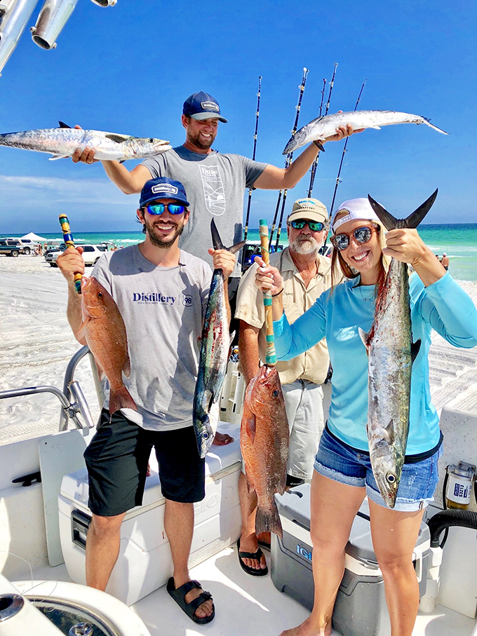 Fishing in South Walton &ndash; where "the one that got away" stories are replaced by impressive catches and proud smiles.