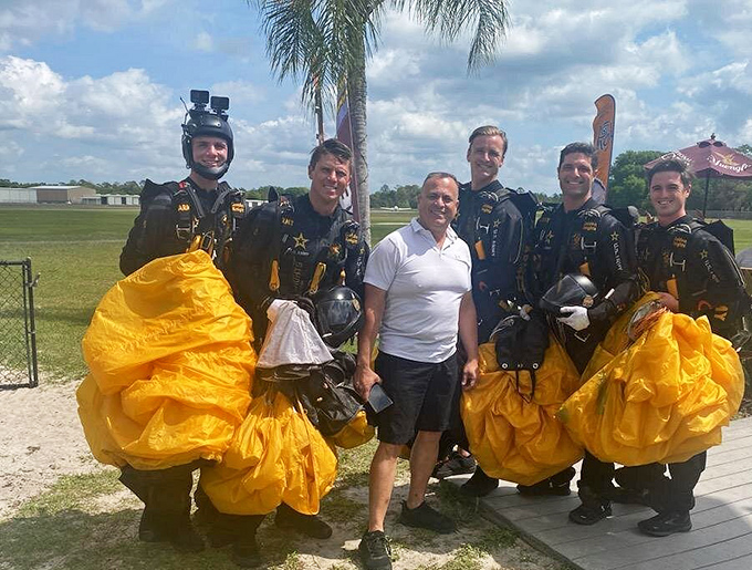 The dream team of professionals who've made jumping out of planes their career choice, and somehow their parents are okay with it.