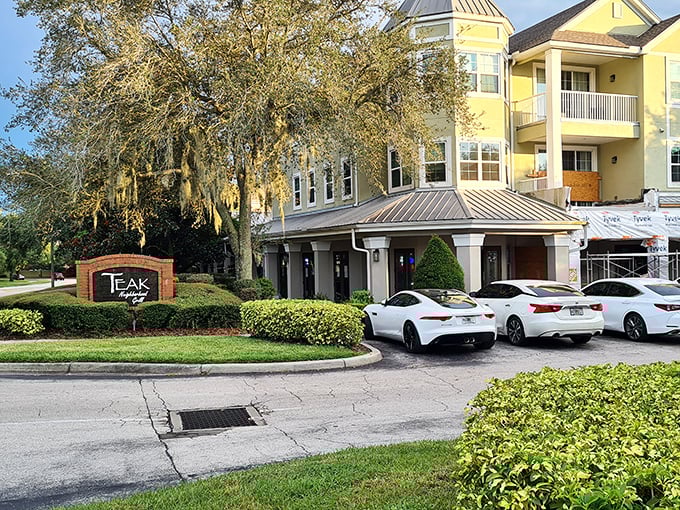 Teak Neighborhood Grill's contemporary building houses some of Orlando's most creative and indulgent burger creations.