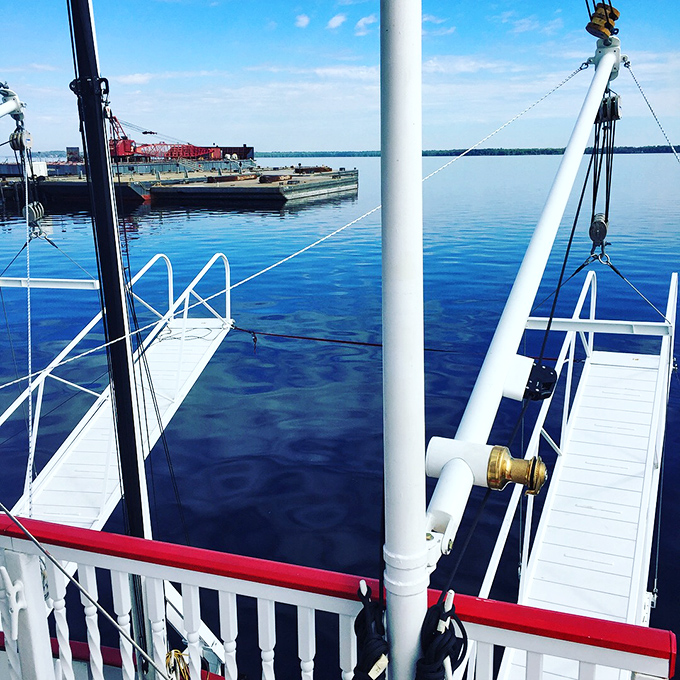 From this vantage point, visitors glimpse the intersection of past and present &ndash; where working waterfront meets maritime heritage preservation.