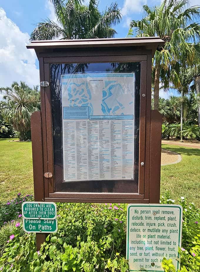 Maps throughout the grounds ensure you can navigate this tropical maze without needing a machete or a guide.