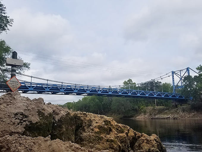 These rocks have been here longer than the bridge, which has been here longer than most of us, which puts things in perspective rather nicely.