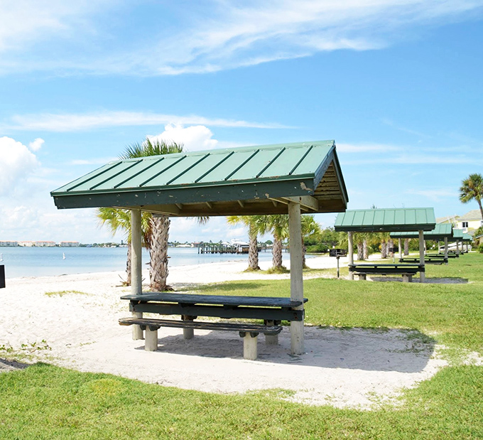 Shaded picnic areas invite cyclists to extend their breaks into proper meals &ndash; because sandwiches always taste better with an ocean soundtrack.
