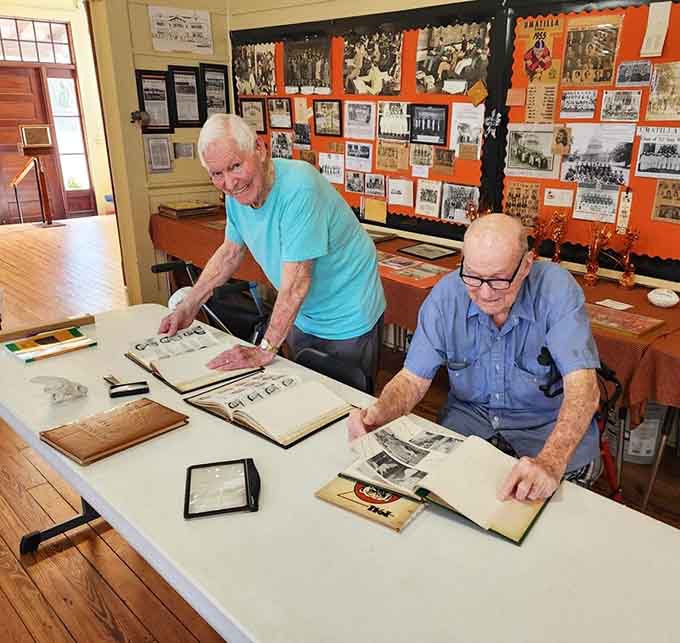 These gentlemen carefully examine old records, connecting dots between past and present with patience and genuine scholarly dedication.